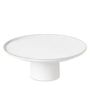 COSTA NOVA Resonance Footed Plate - White