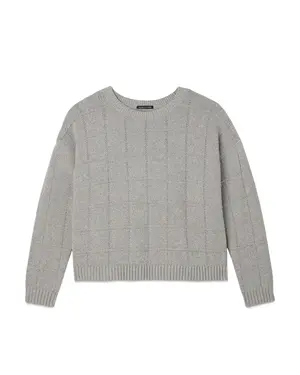 Eileen Fisher Pointelle Grid Sweater