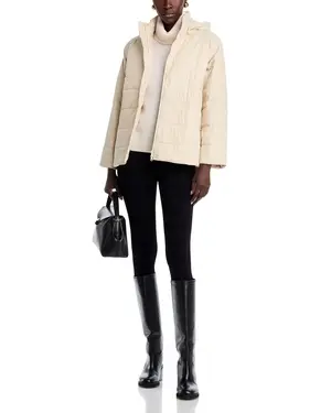 Bloomingdale'S Padded Jacket With Removable Hood