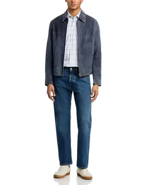 Peter Millar Warren Crown Long Sleeve Button Front Shirt - Navy