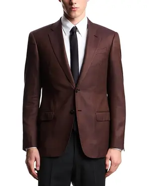 Emporio Armani Regular Fit Jacket - Copper/brown