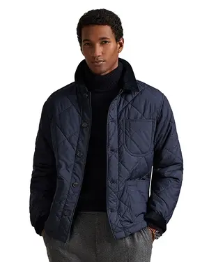 Ralph Lauren The Hurston Quilted Utility Jacket - Navy
