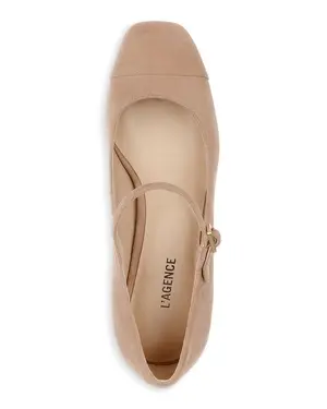 L'Agence Lilles Platform Pumps - Cappucino Suede
