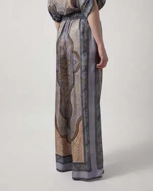 Zimmermann Wanderlust Relaxed Pant - Blue