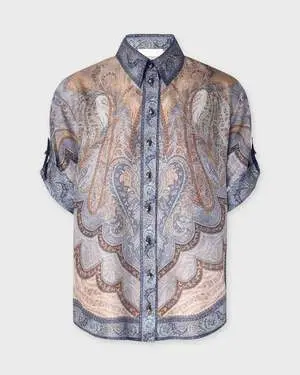 Zimmermann Wanderlust Short Sleeve Shirt