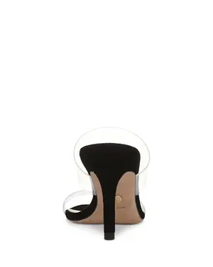 Veronica Beard Asha 75 Sandals - Clear/black