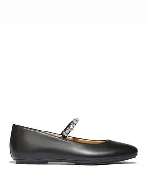 Fitflop Delicato Embellished Flats - Black