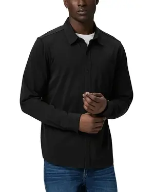 Paige Cosgrove Long Sleeve Button Front Shirt - Black