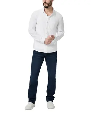 Paige Cosgrove Long Sleeve Button Front Shirt - White