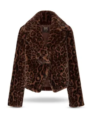 MILLY Arya Faux Fur Coat