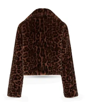 MILLY Arya Faux Fur Coat