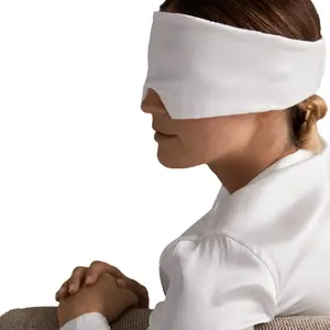 Frette Sanctuary Silk Eye Mask - Ivory