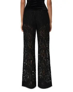 REISS Lace Wide Leg Pants