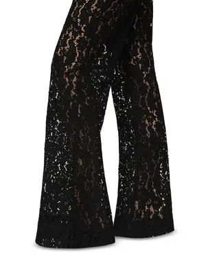REISS Lace Wide Leg Pants