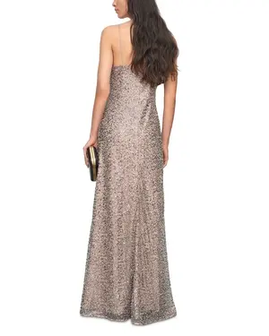 REISS Sequin Maxi Dress