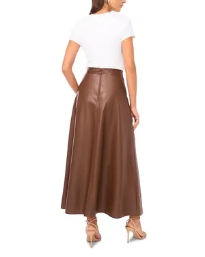 Vince Camuto Seam Front Ankle Length Skirt