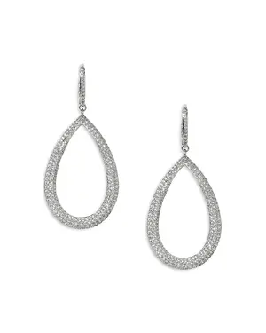 Nadri Silver Tone Earrings
