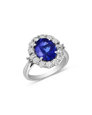 Bloomingdale'S Limited Edition Tanzanite And Diamond Ring - Blue/white