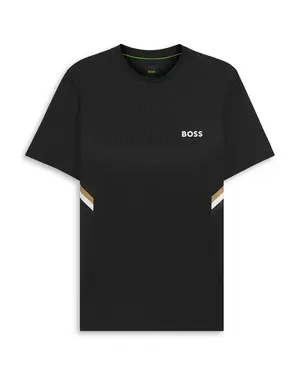BOSS Tee Tech Toc Slim Fit Logo Tee - Black