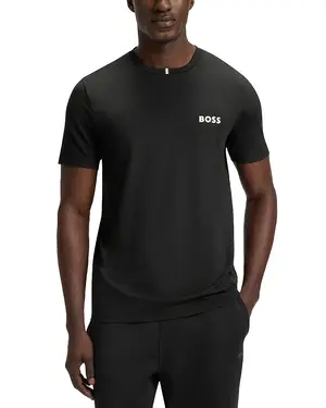 BOSS Tee Toc Slim Fit Logo Tee - Black