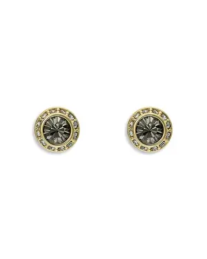 Ted Baker London Soletia Solitaire Sparkle Crystal Stud Earrings - Gold Tone