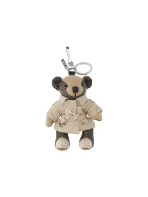 Burberry Charm Keychain Bear "thomas - Beige