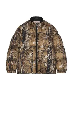 True Religion Padded Camouflage Print Jacket