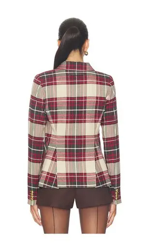 Smythe Patch Pocket Duchess Blazer - Red