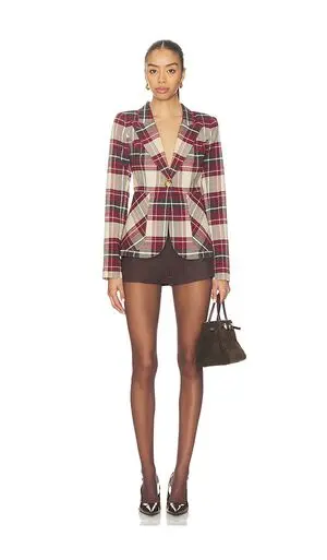 Smythe Patch Pocket Duchess Blazer - Red