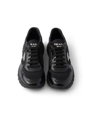 Prada Lace-up Sneakers - Black
