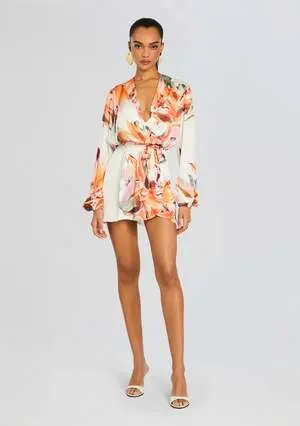 Rococo Sand Jill Mini Dress - White Multi