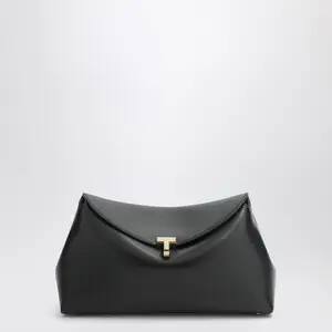 TOTEME Leather T-lock Clutch
