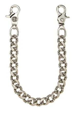 CHROME HEARTS Chrome Hearts Sterling Silver Fancy Link Wallet Chain