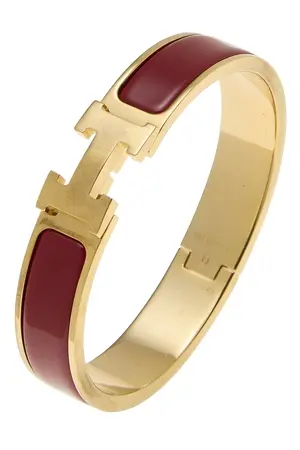 Hermès Clic Clac H Bracelet - Red