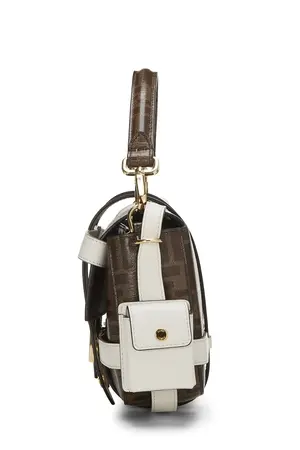 Fendi Coated Cage Baguette - White