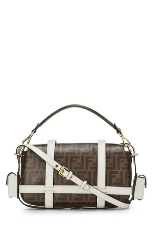 Fendi Coated Cage Baguette - White