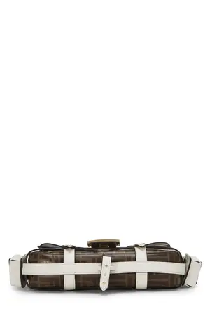 Fendi Coated Cage Baguette - White