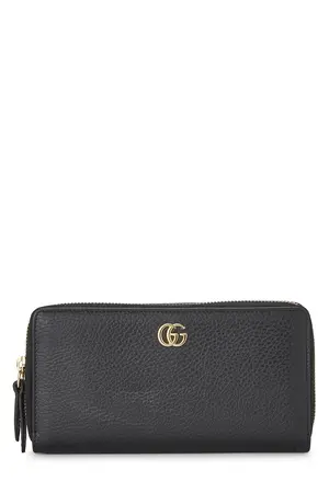 Gucci Gg Zip Around Wallet - Black
