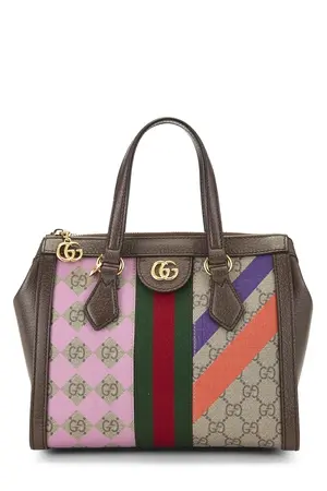 Gucci Gg Supreme Equestrian Ophidia Tote