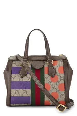 Gucci Gg Supreme Equestrian Ophidia Tote