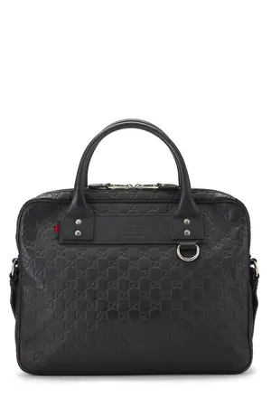 Gucci Rubberized Guccissima Briefcase