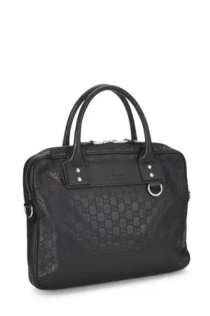 Gucci Rubberized Guccissima Briefcase