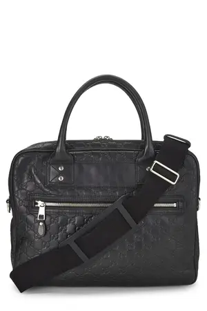 Gucci Rubberized Guccissima Briefcase