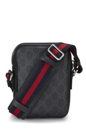 Gucci Gg Supreme Vertical Web Messenger