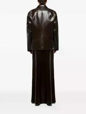 ANOUKI Faux-leather Blazer