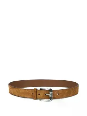 Etro Suede Buckle Belt - Brown