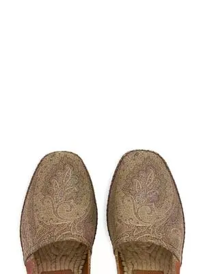 Etro Arnica Jacquard Espadrilles - Brown