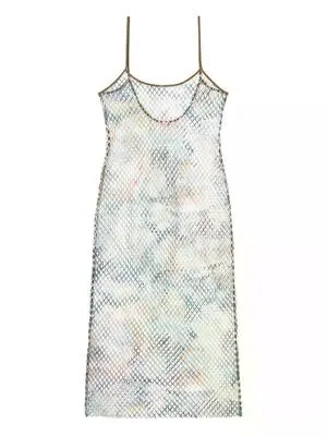 DIESEL® Mesh Beach Dress - White