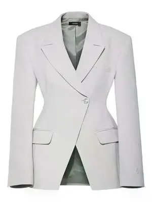 ANOUKI Notched-lapels Blazer - Grey