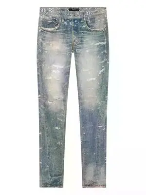 Purple Brand Sequined Jeans For Men